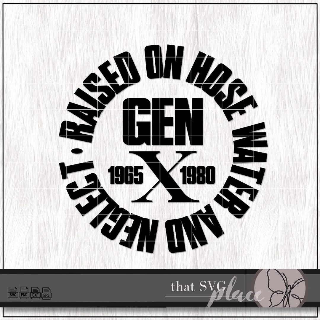 Generación X SVG, Generación X PNG SVG, Divertido 70s Svg, Camisa Svg ...