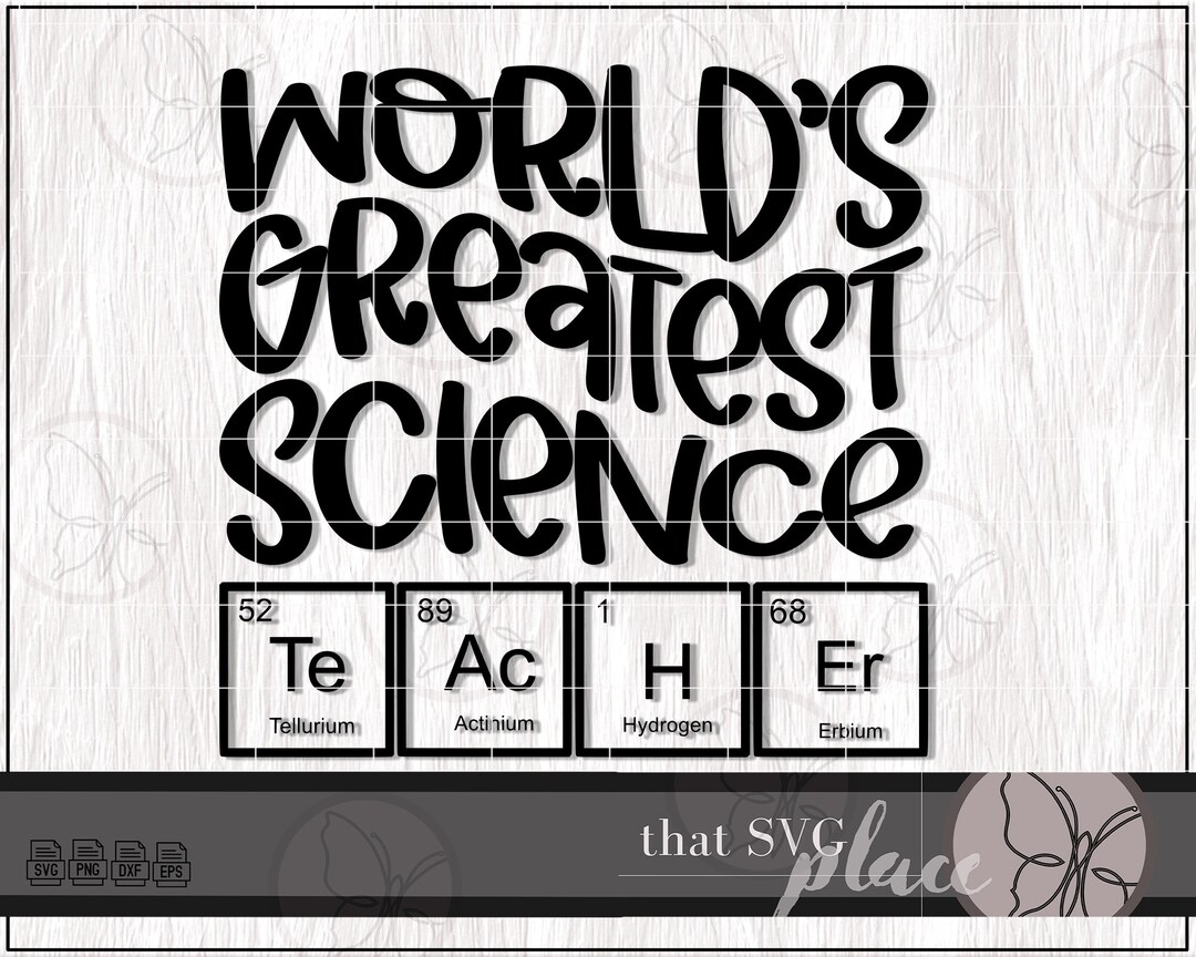 Science Teacher SVG, Teacher SVG, Science Lab Chemistry, Periodic Table ...