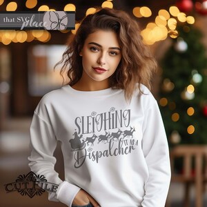 911 Dispatcher SVG, Christmas Dispatch Sublimation PNG SVG ...