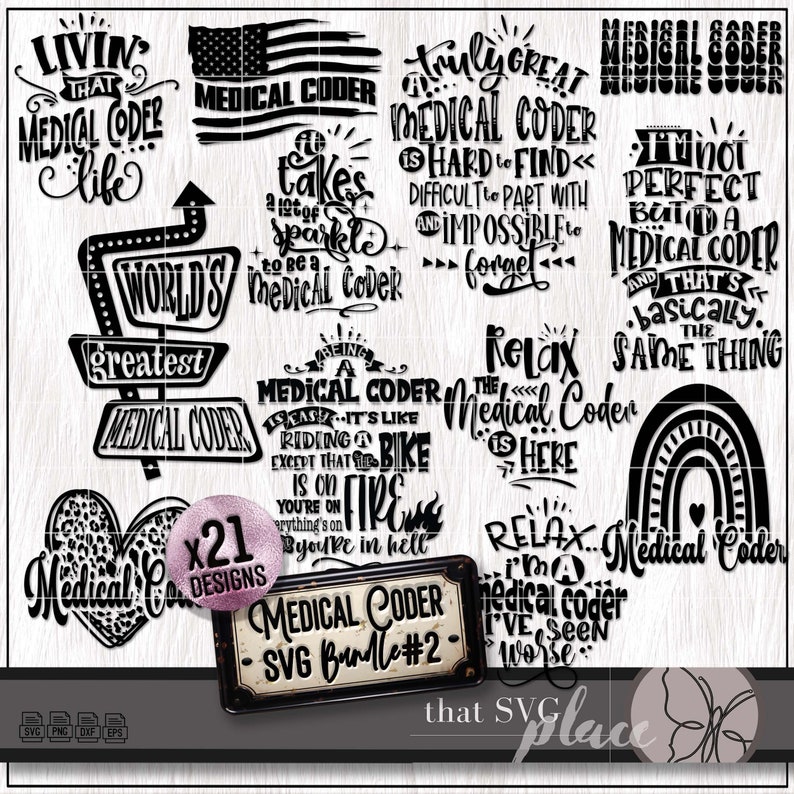 Medical Coder SVG, Sparkle SVG, Shirt SVG Png Bundle, Appreciation Gift ...