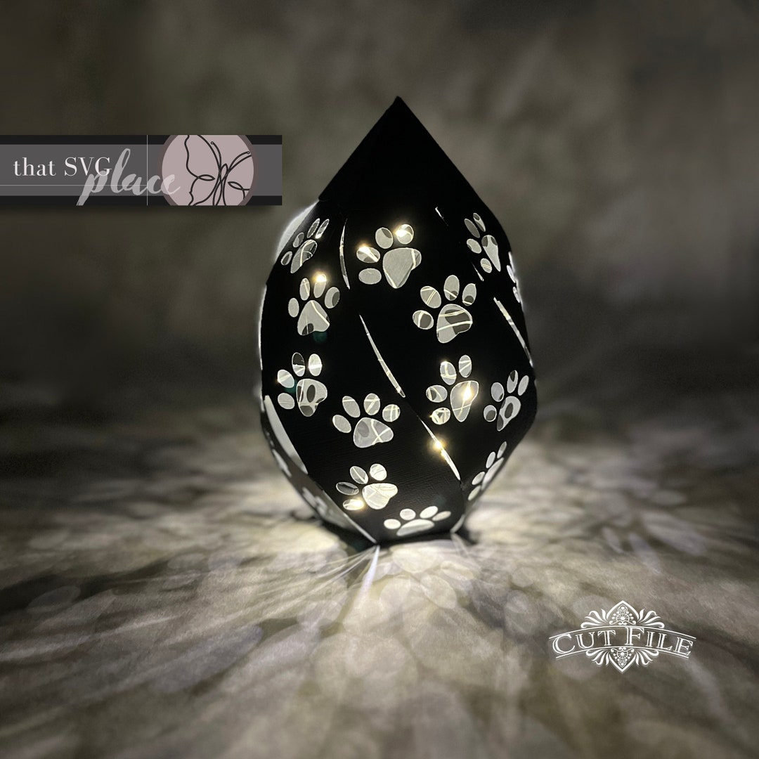 Lantern SVG, 3D Paper Lantern SVG, Chinese Lantern Template, Tealight ...