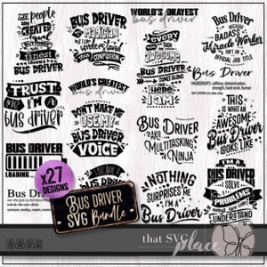 Bus Driver SVG PNG Bundle, School Bus Driver Appreciation Gift, Chaos ...