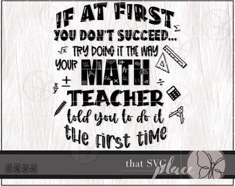 Math Classroom Decor SVG, Math SVG, PEMDAS Svg, Math Teacher Svg, Math ...