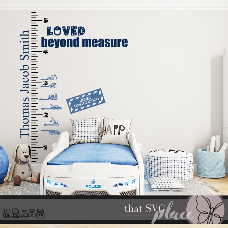 Growth Chart SVG Growth Chart Ruler Height Chart Cricut - Etsy Canada