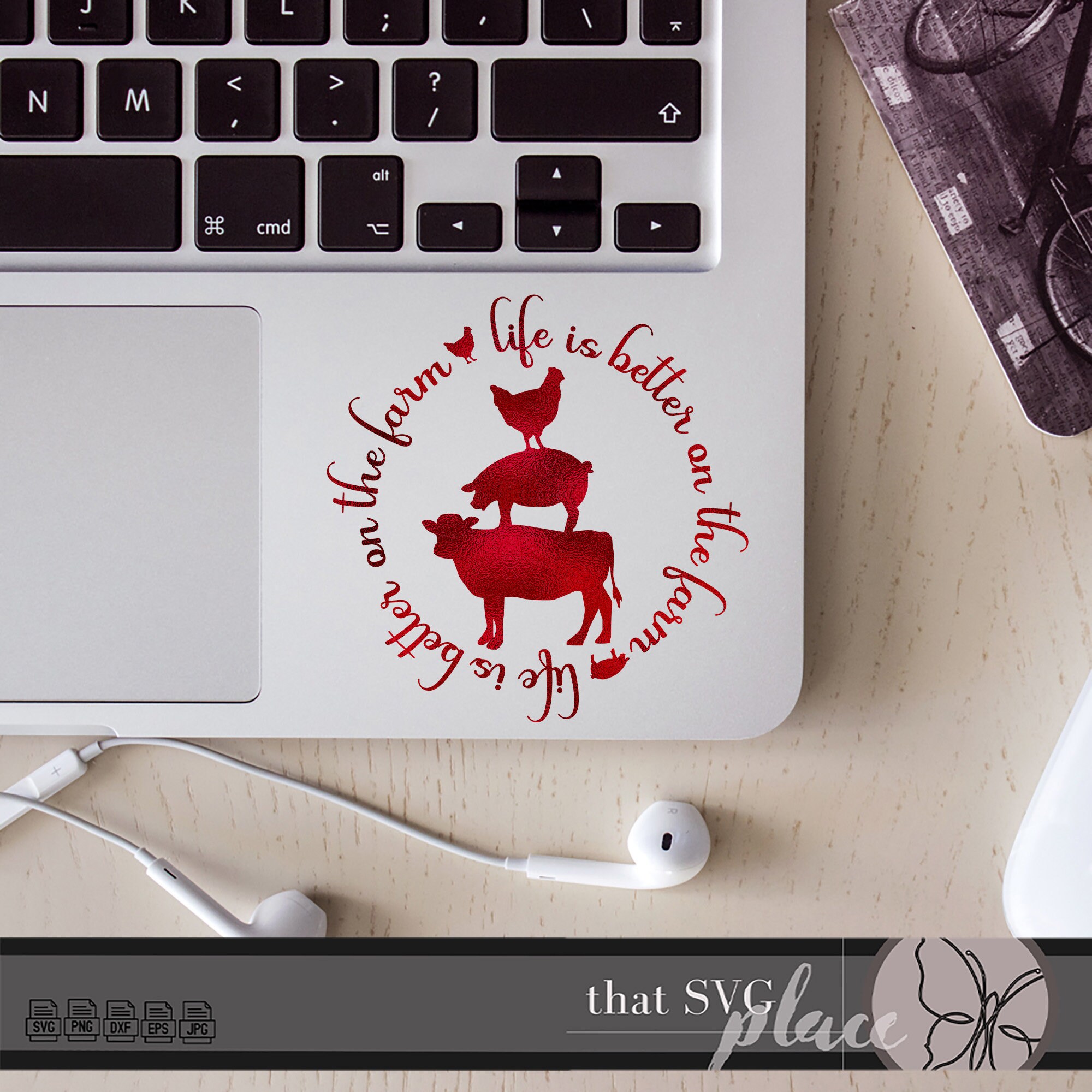 Farm SVG Farm Life SVG PNG Eps Dxf Silhouette Cricut - Etsy Canada