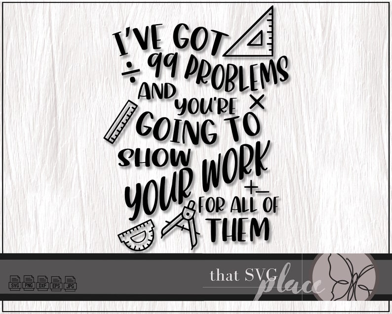 Math Teacher SVG Math SVG Teacher SVG Math Classroom Decor - Etsy