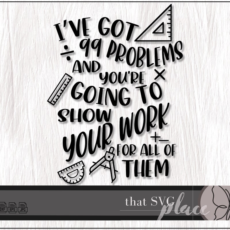 Math Teacher Svg - Etsy