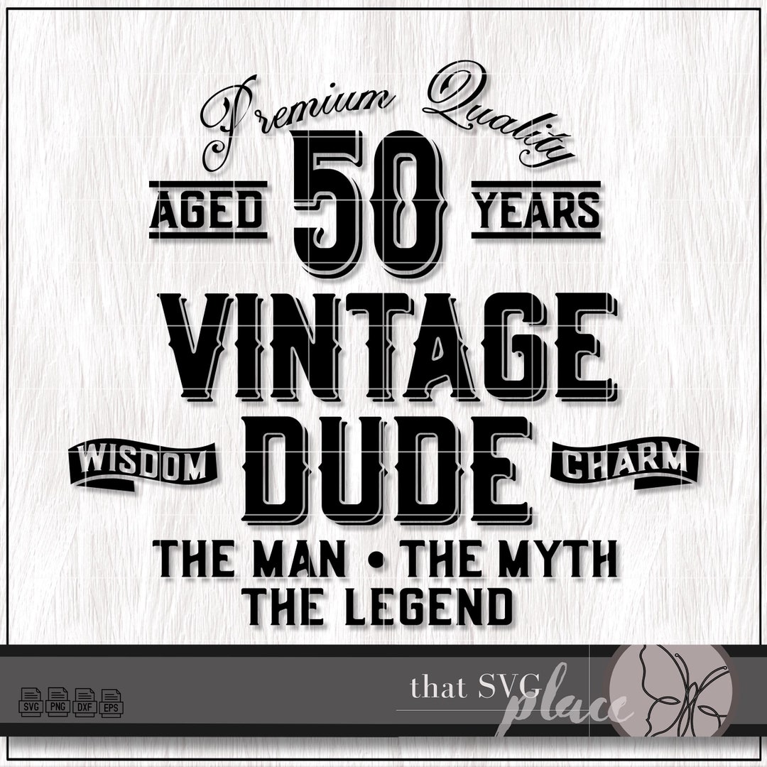 50th Birthday SVG, 50th Birthday Card Design, 50th Birthday Shirt SVG ...