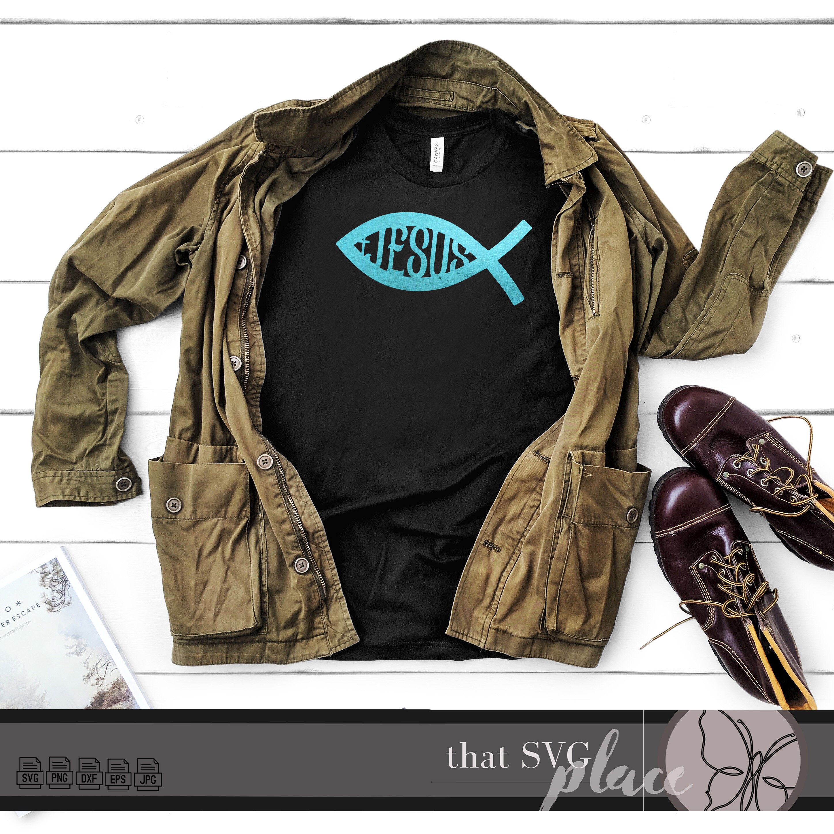 Jesus Fish SVG Jesus SVG Faith SVG Christ Svg Cricut - Etsy Canada