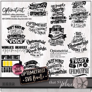 Optometry SVG PNG Bundle, Eye Doctor SVG, Optometrist Svg, Optometry ...