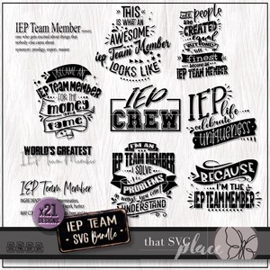 IEP SVG PNG Bundle, Inclusion Svg, Special Education Svg, Sped Teacher ...