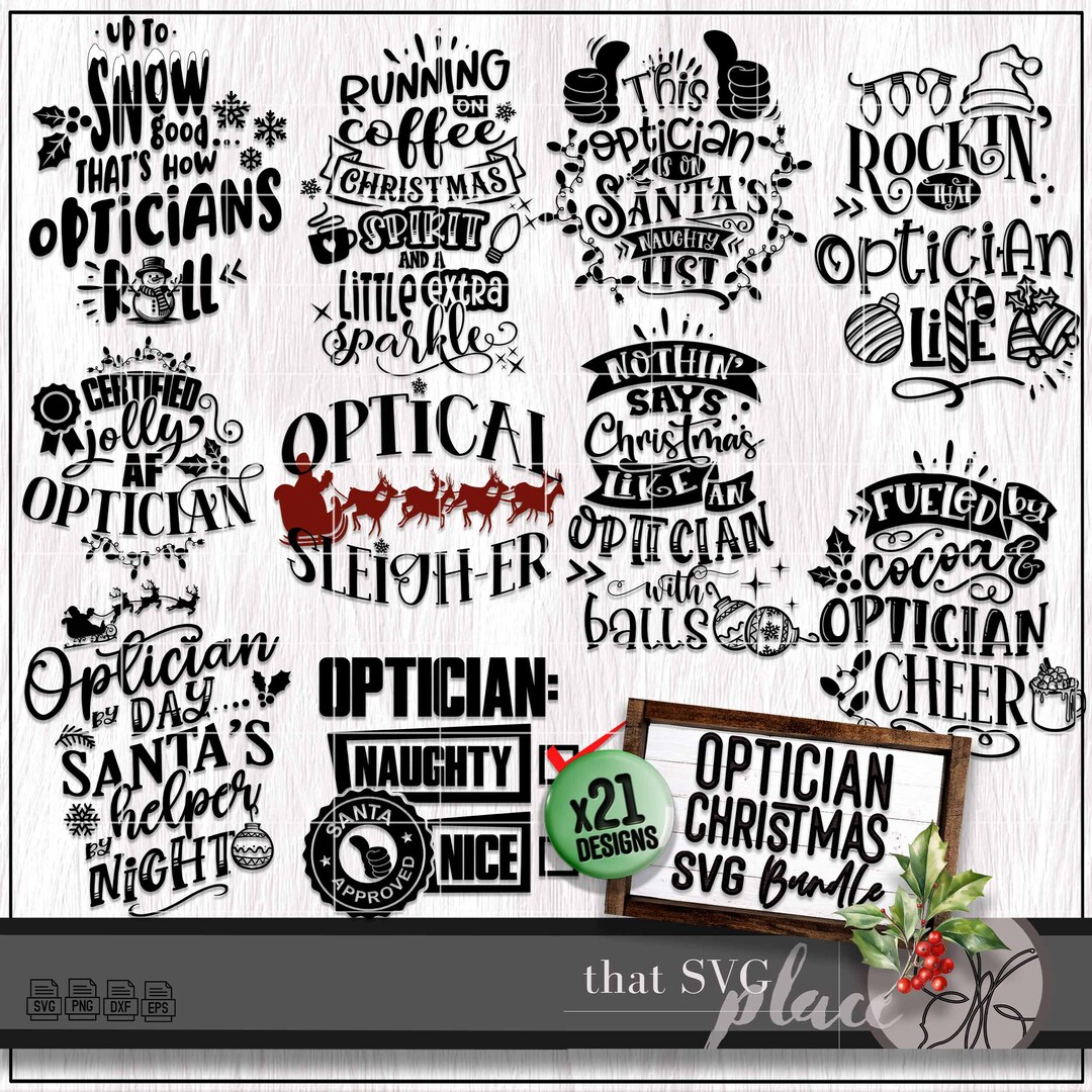 Optician SVG PNG Bundle, Optometry SVG, Optician Shirt Svg, Eyeglasses ...