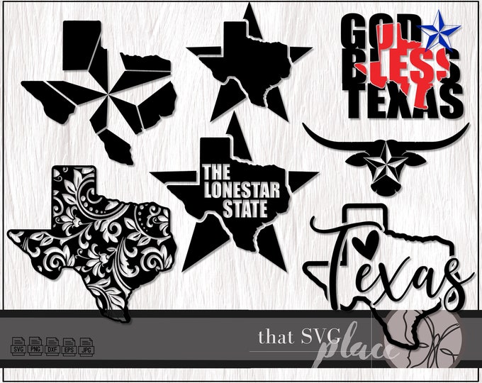 Texas SVG, Texas PNG, Texas State SVG, Cut File, Svg Files for Cricut ...