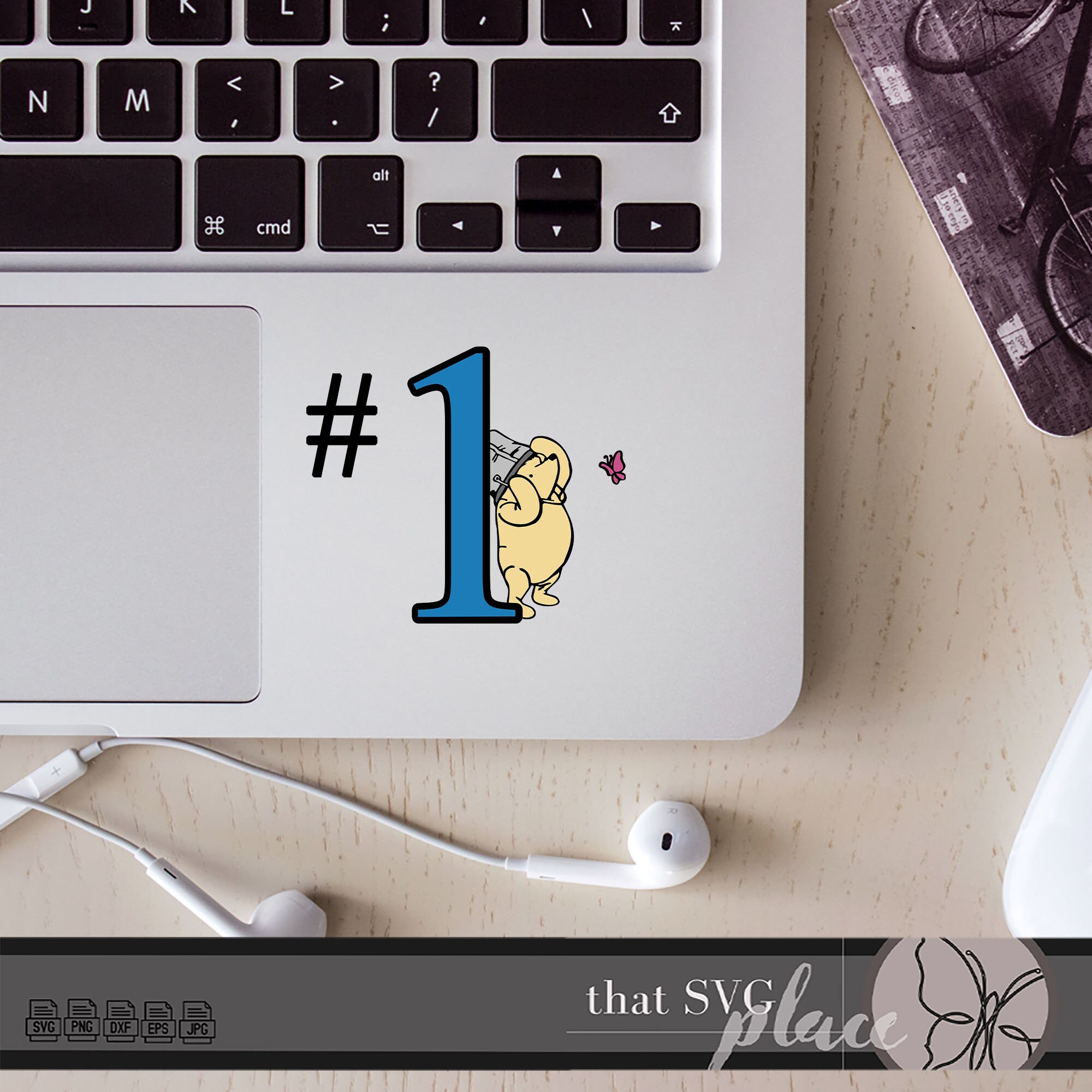 Classic Winnie the Pooh Numbers Clipart Piglet Tigger - Etsy