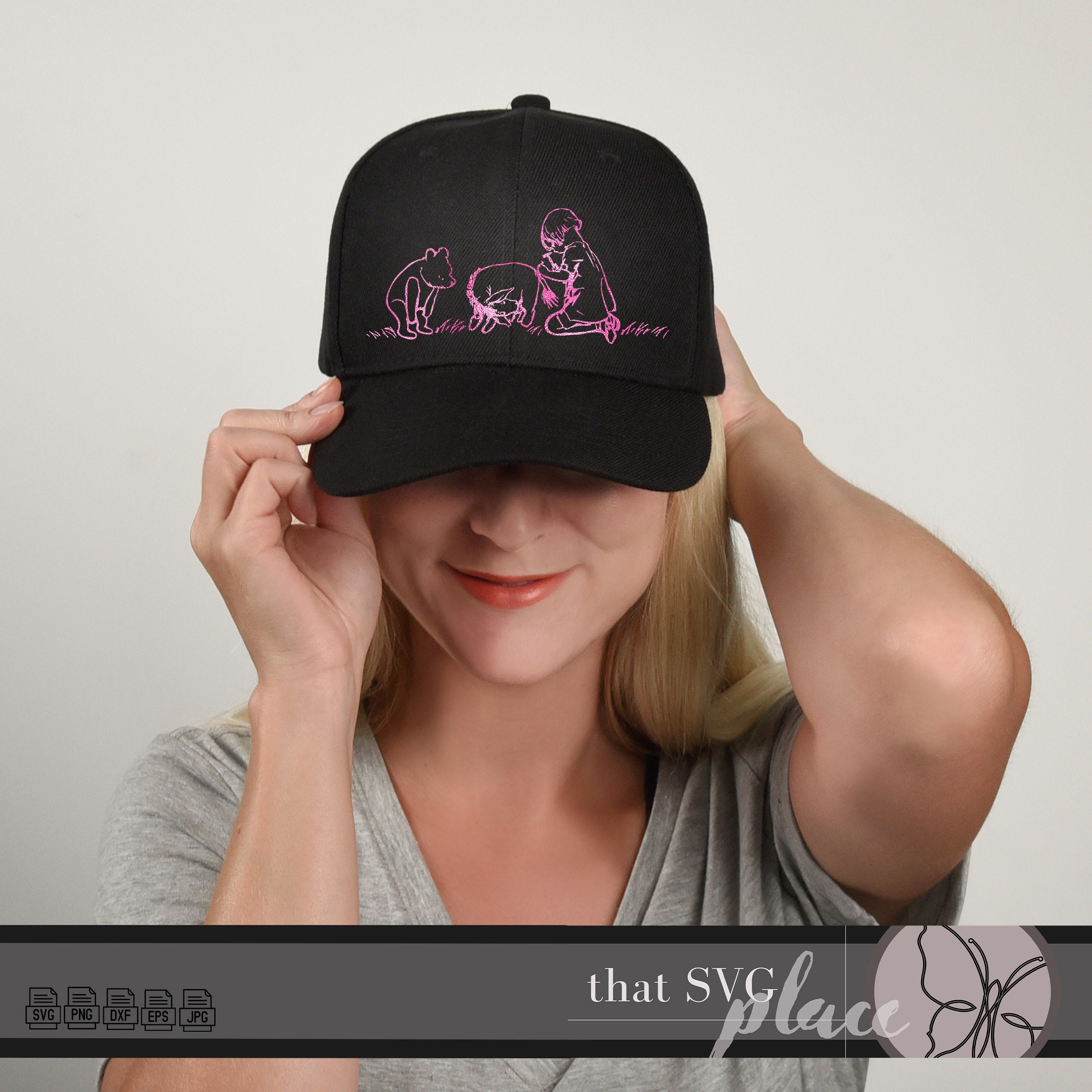 Classic Winnie the Pooh SVG Eeyore SVG Christopher Robin SVG - Etsy UK