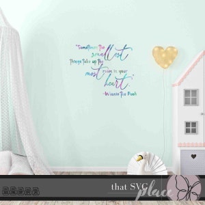 AA Milne Quote, Classic Winnie the Pooh Quote Bundle SVG, Cricut ...