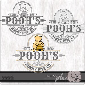 Winnie the Pooh SVG, Pooh Bear SVG, Pooh Label Clipart, PNG, Cricut ...
