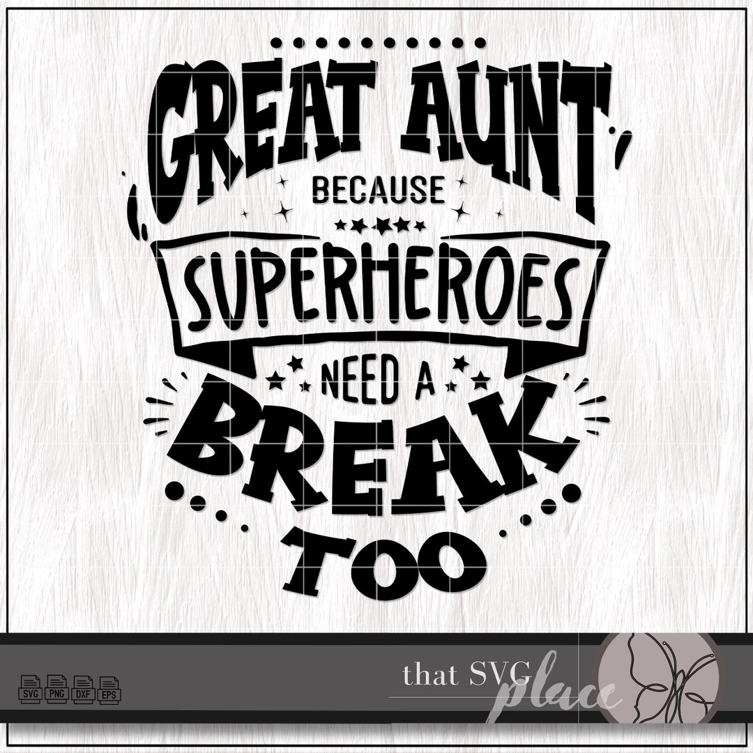 Great Aunt SVG PNG Clipart, Great Auntie SVG, Great Aunt Shirt Svg ...