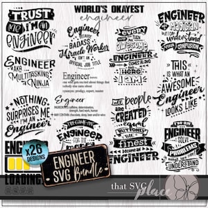 Engineer SVG Bundle, Engineering PNG, Graduation Appreciation Gift ...