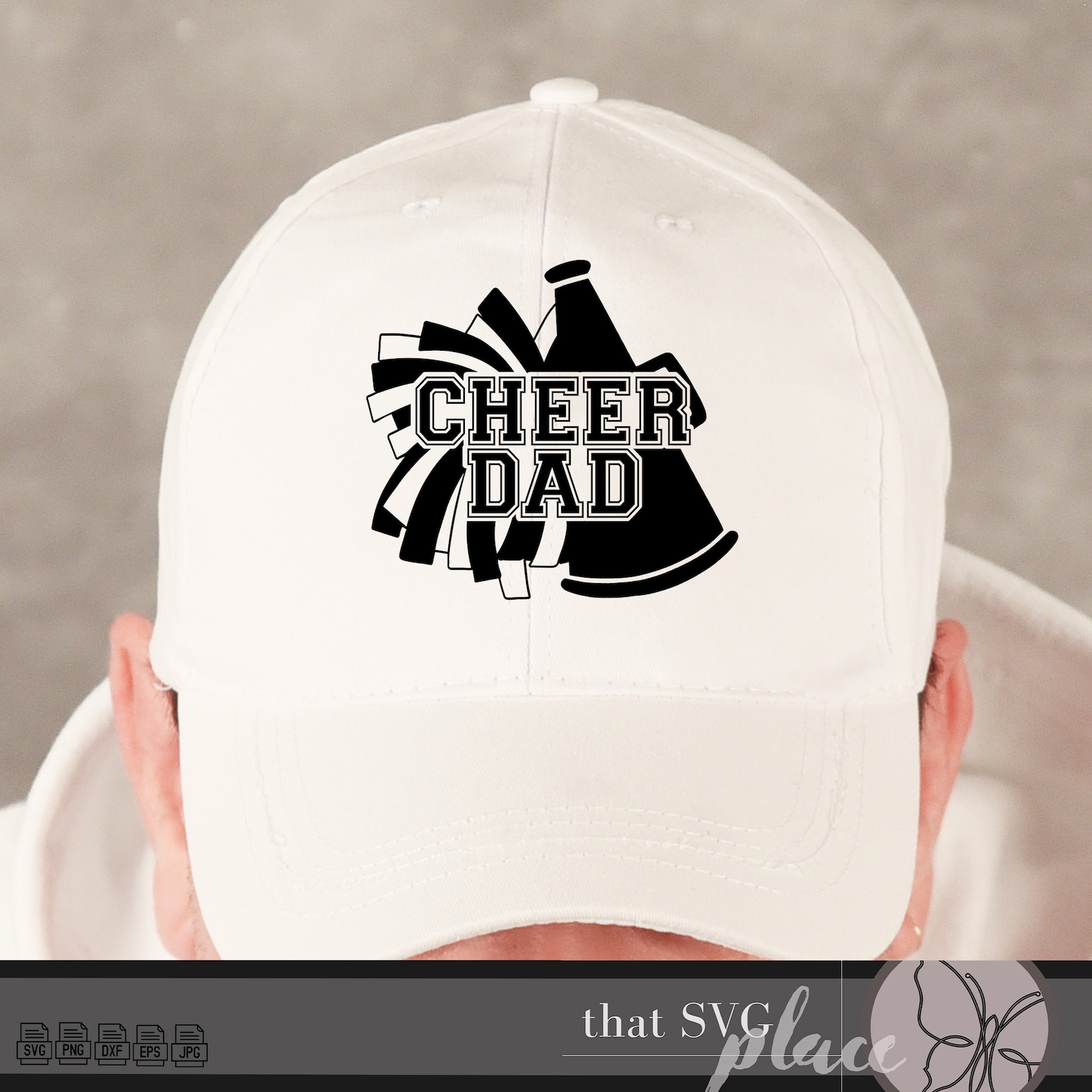 Cheer Dad SVG Cheerleader Svg Cheer SVG Megaphone SVG Cut - Etsy