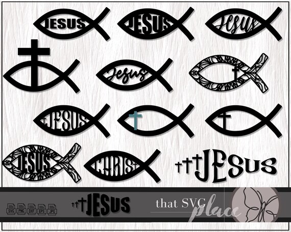 Jesus Fish SVG Jesus SVG Faith SVG Christ Svg Cricut - Etsy España