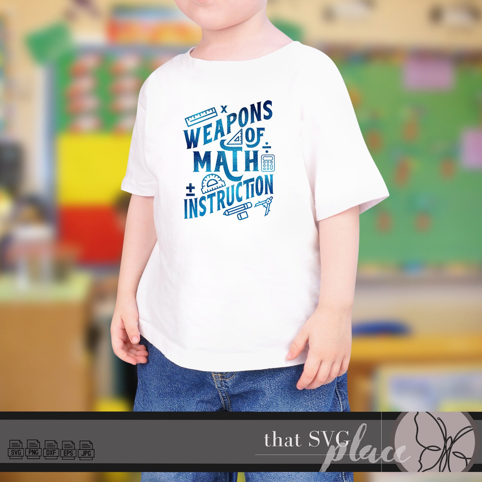 Math Classroom Decor, Math Teacher SVG, Math SVG, Weapons of Math ...