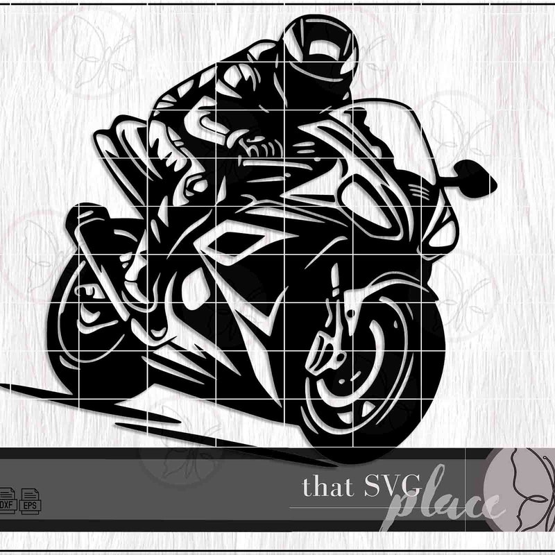 Motorcycle Svg - Etsy