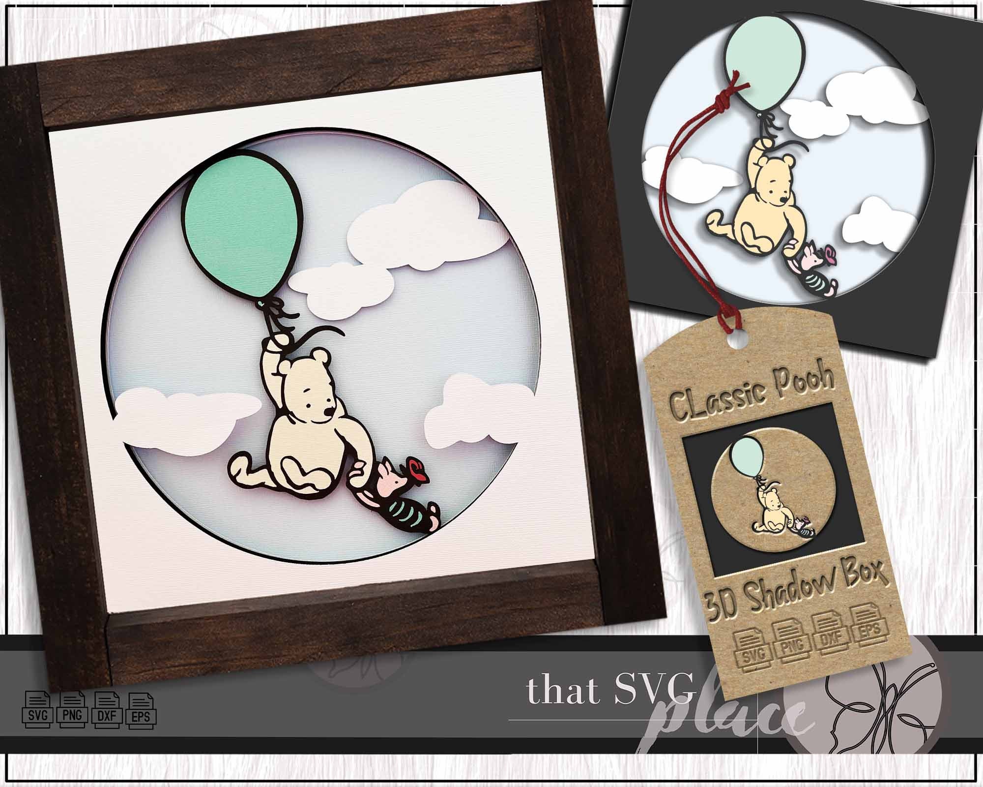 Classic Winnie the Pooh Piglet SVG Classic Pooh & Piglet - Etsy UK
