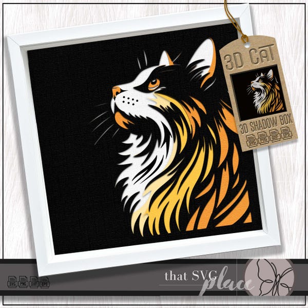 Cat Svg Light Box - Etsy