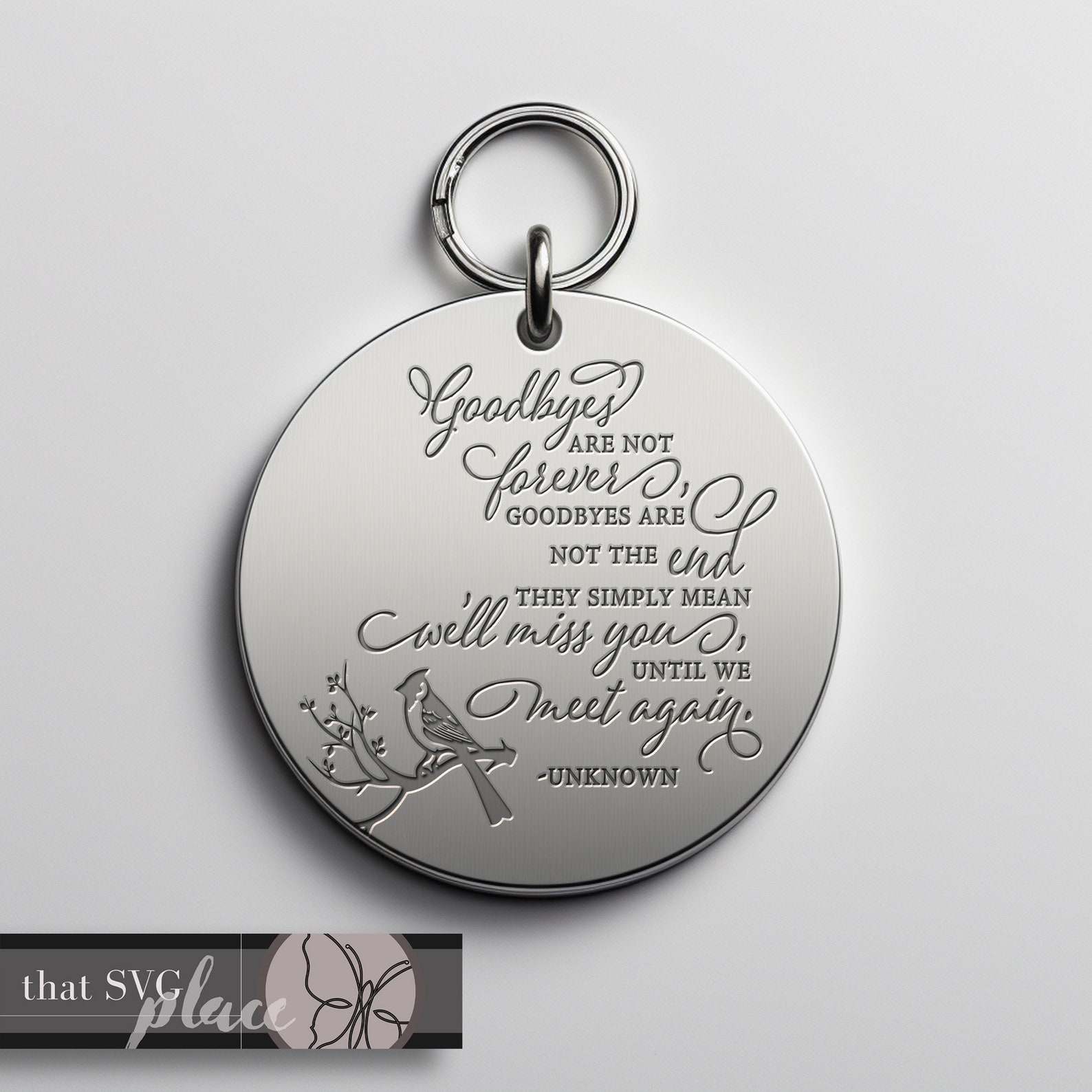 In Loving Memory SVG, Cardinal SVG Png, Cardinal Ornament Svg, Rest in ...