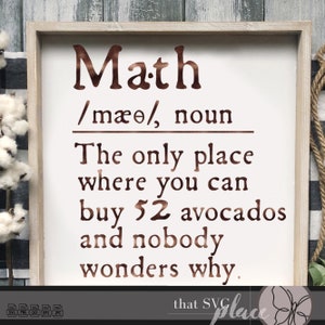 Math Teacher SVG, Math Classroom Decor SVG, Math SVG, Teacher Svg ...