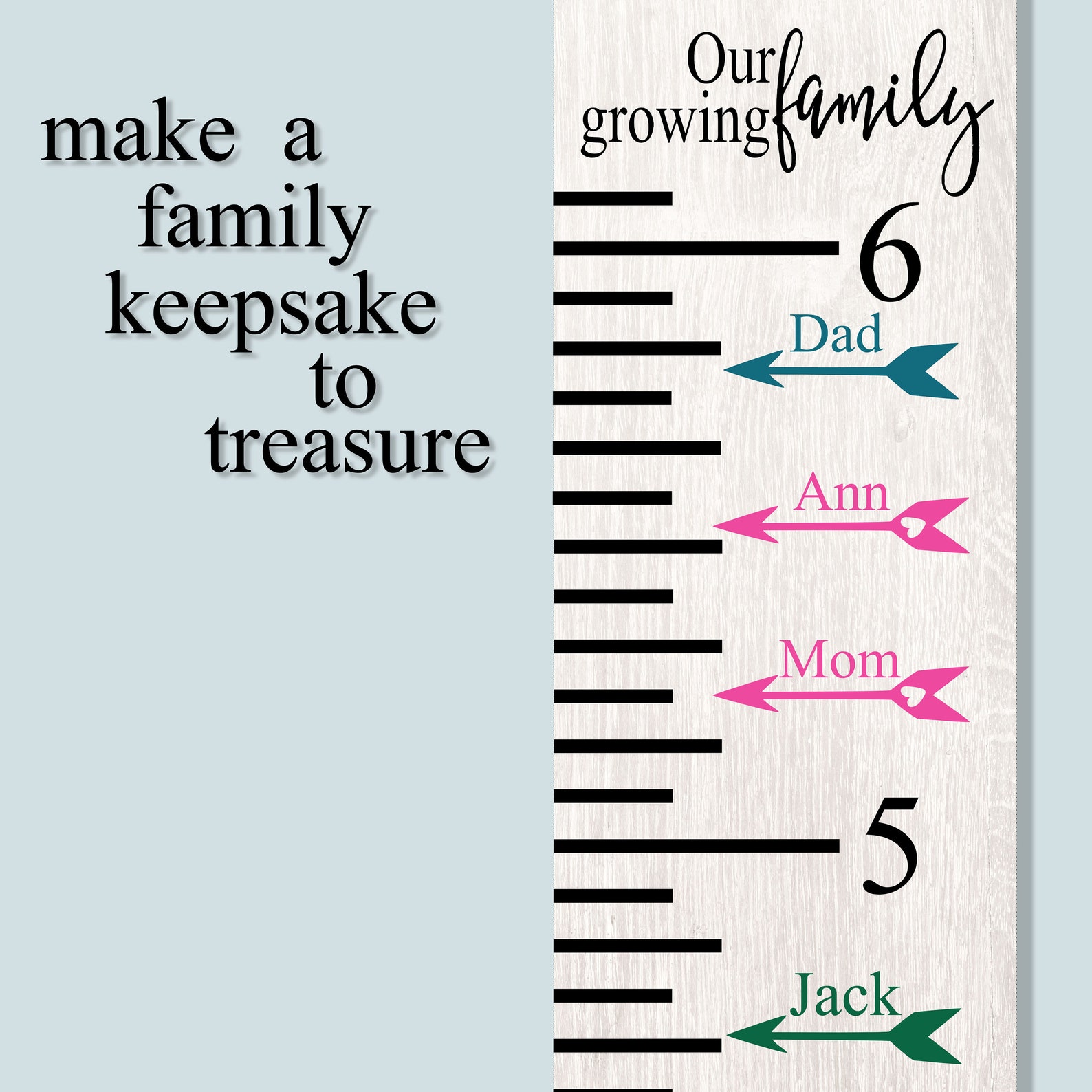 Growth Chart SVG, Growth Chart Ruler, Height Chart, Cricut Cutting File ...