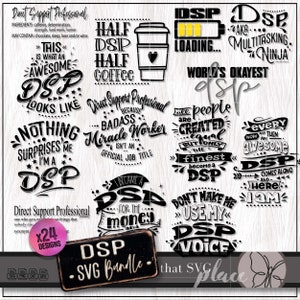 DSP SVG Png Bundle, PSW Svg, Direct Support Professional Svg, Special ...