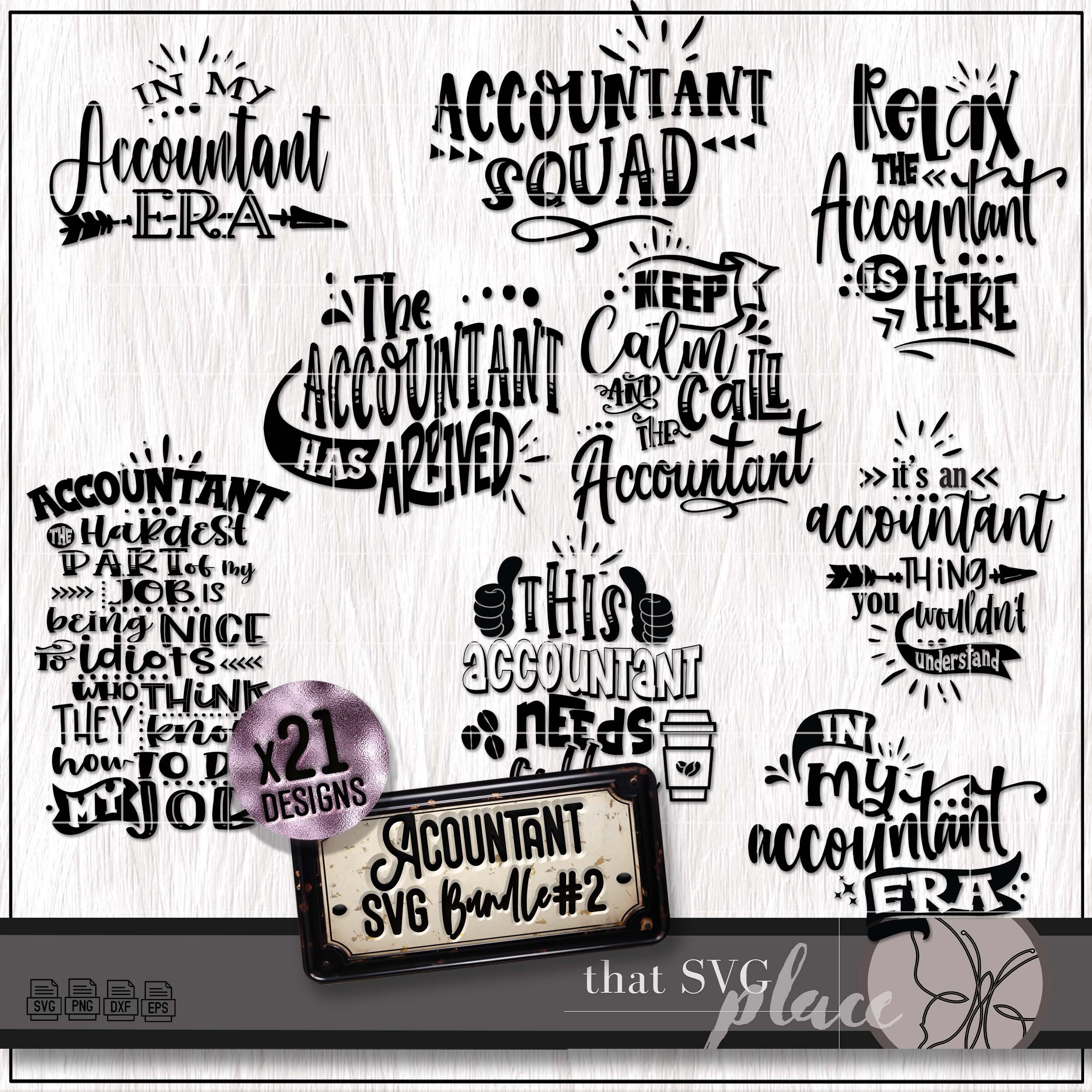 Accountant SVG, Accounting Svg Png Bundle, School Bookkeeper Svg ...