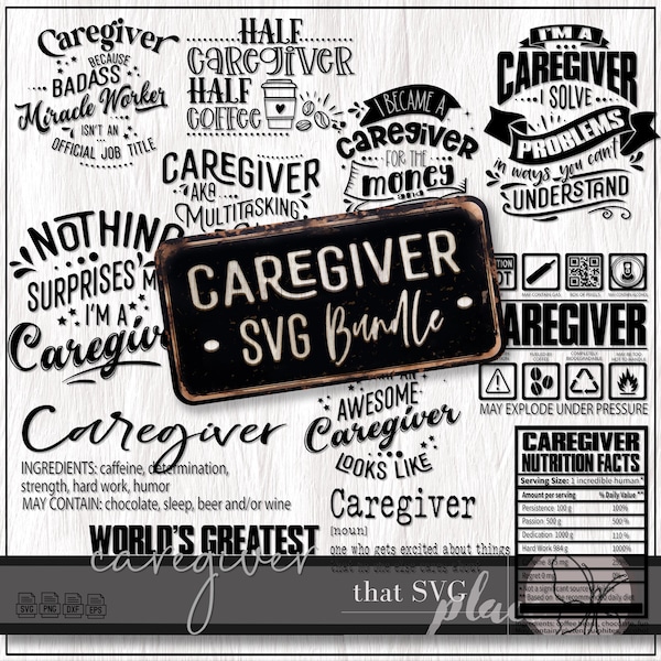 Caregivers Svg - Etsy