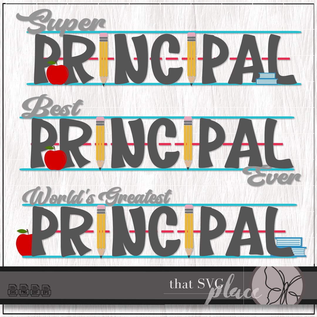 World's Greatest Principal SVG Bundle, Super Principal SVG, Best ...