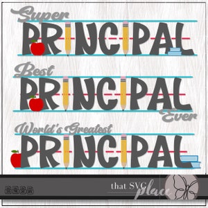 World's Greatest Principal SVG Bundle, Super Principal SVG, Best ...
