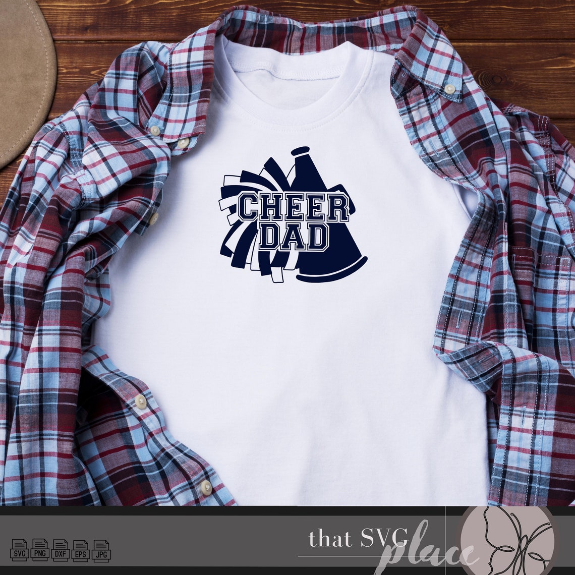 Cheer Dad SVG Cheerleader Svg Cheer SVG Megaphone SVG Cut - Etsy
