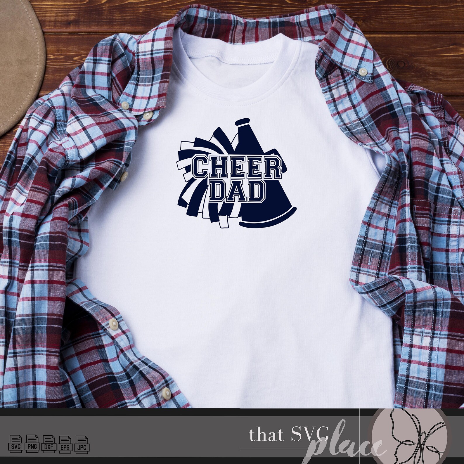 Cheer Dad SVG Cheerleader Svg Cheer SVG Megaphone SVG Cut - Etsy