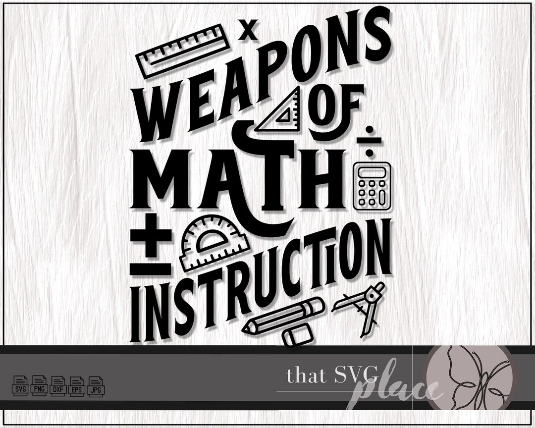 Math Classroom Decor Math Teacher SVG Math SVG Teacher SVG - Etsy