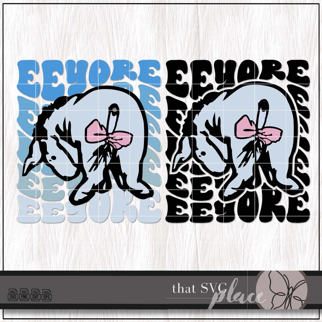 Eeyore SVG PNG Clipart, Winnie-the-pooh SVG, Classic Winnie the Pooh ...
