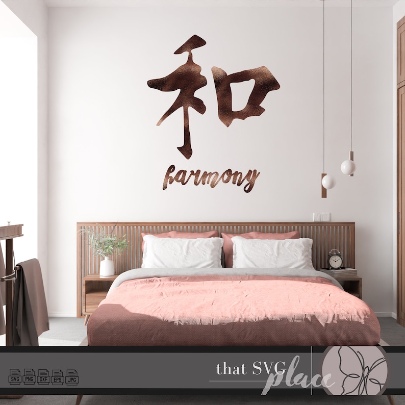 Chinese Characters SVG EPS PNG Dxf Jpg Silhouette Cricut - Etsy