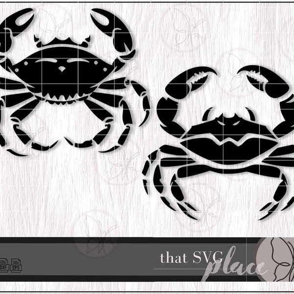 Crab Svg - Etsy
