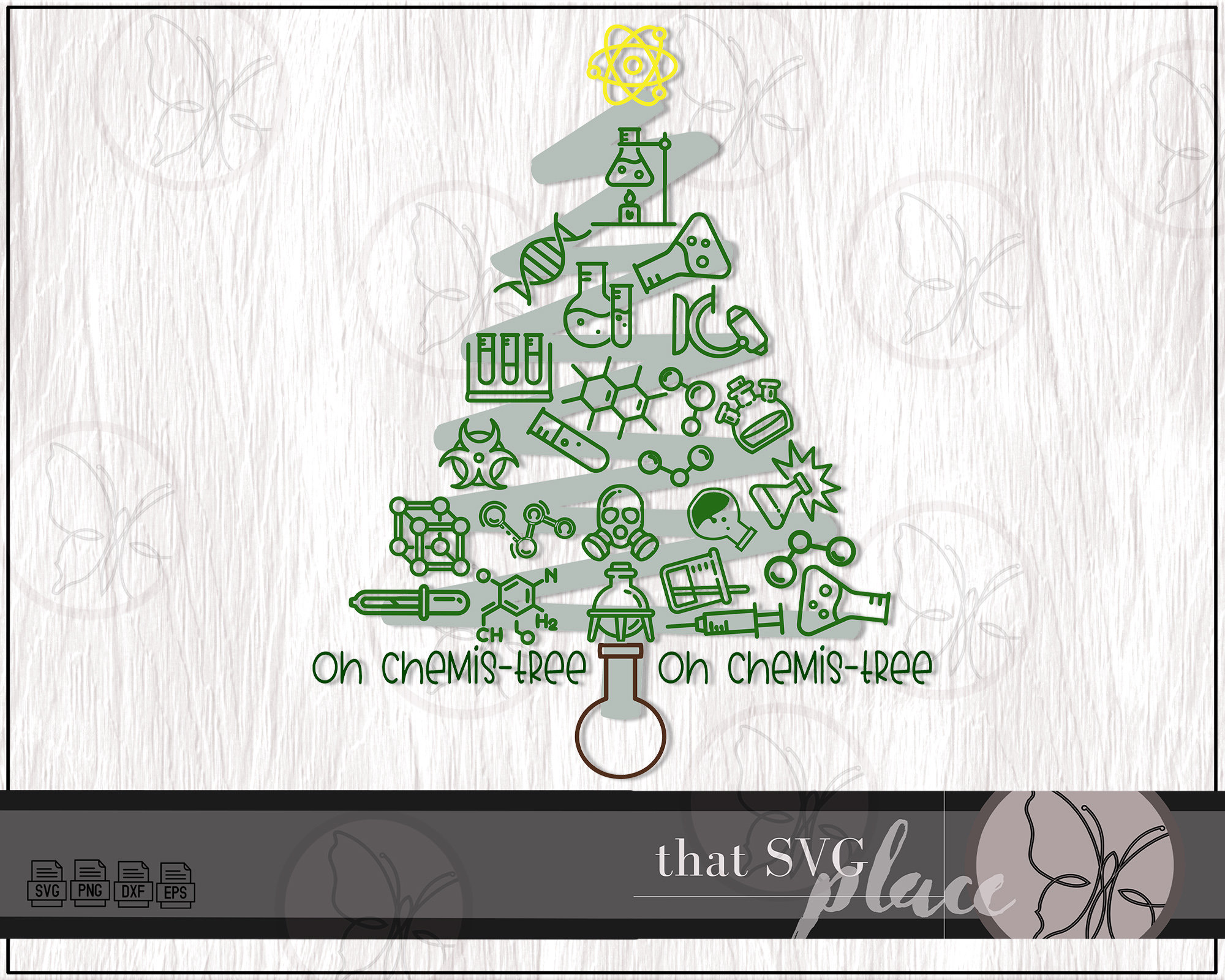 Science Teacher SVG Teacher Christmas SVG Chemistry SVG - Etsy