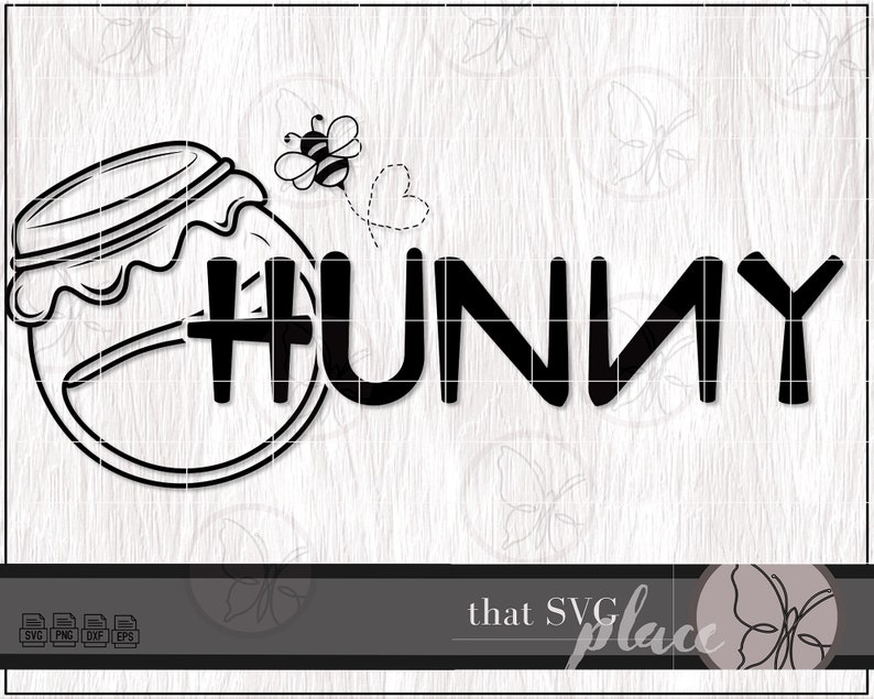 Winnie The Pooh Svg Hunny Svg Cricut Cutting File Digital Etsy