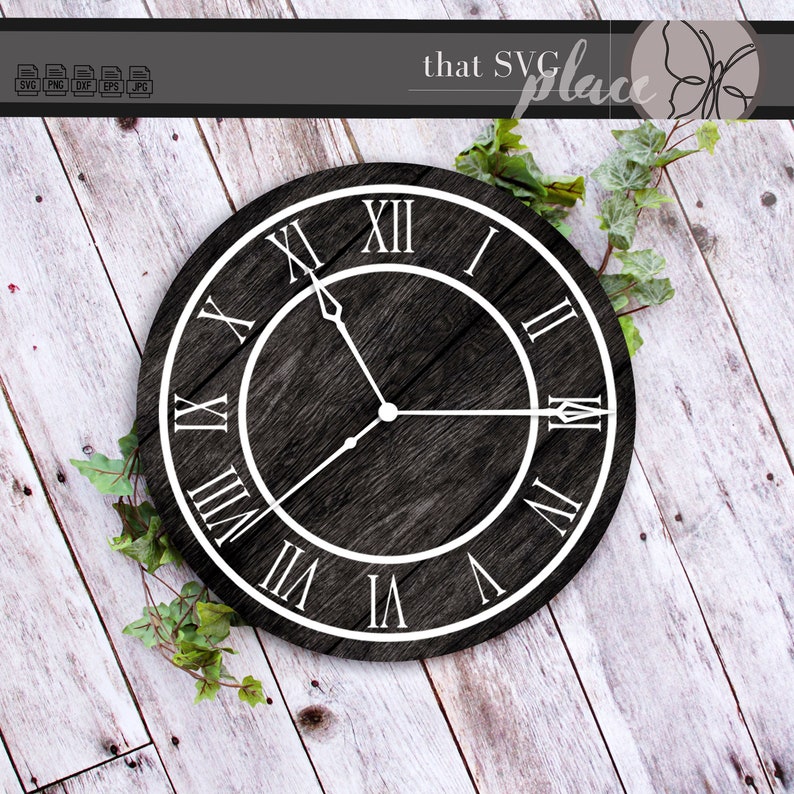 Clock Face SVG Clock SVG Roman Numerals SVG Wall Clock Svg - Etsy Canada