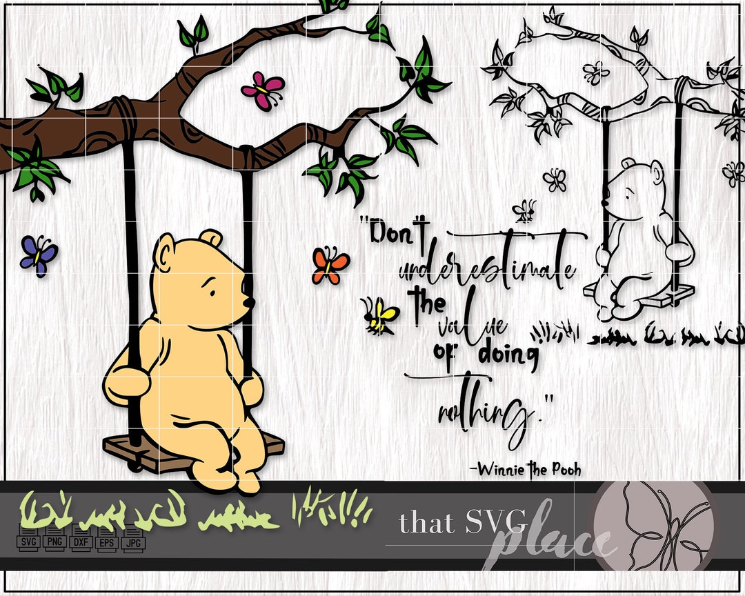 Classic Winnie the Pooh SVG, Winnie-the-pooh SVG, Classic Pooh Clipart ...