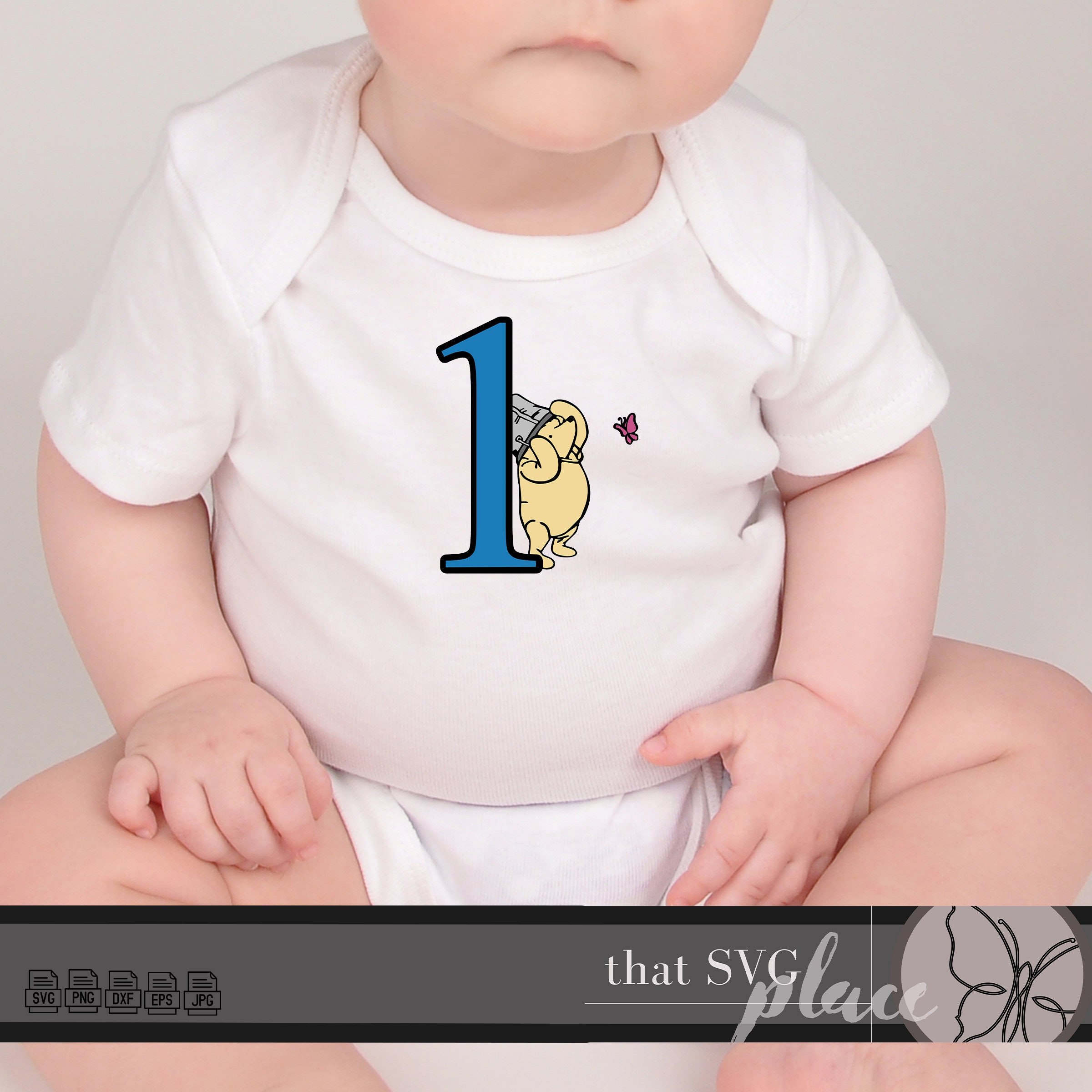 Classic Winnie the Pooh Numbers Clipart Piglet Tigger - Etsy