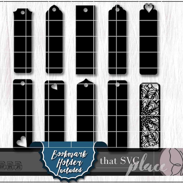 Bookmark Svg - Etsy