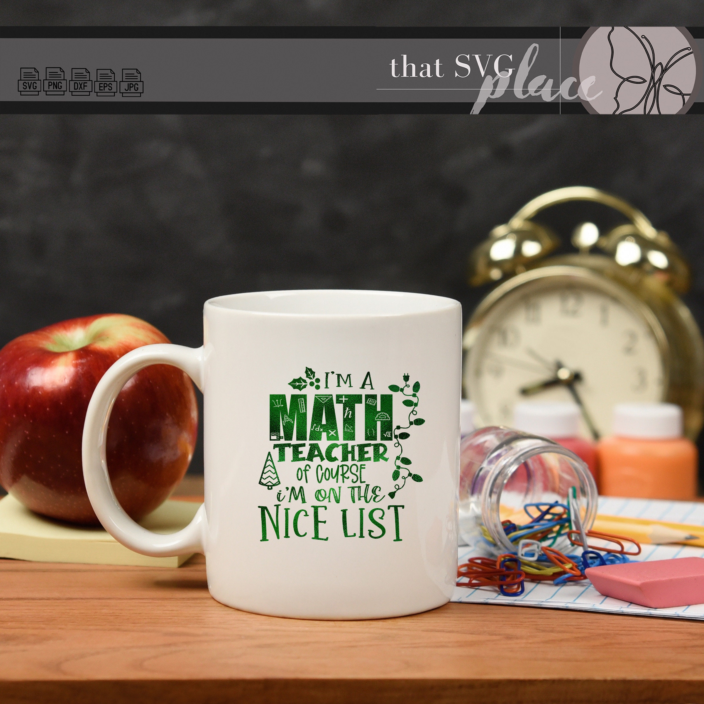 Math Teacher SVG Math SVG Teacher SVG Cricut Cutting File - Etsy